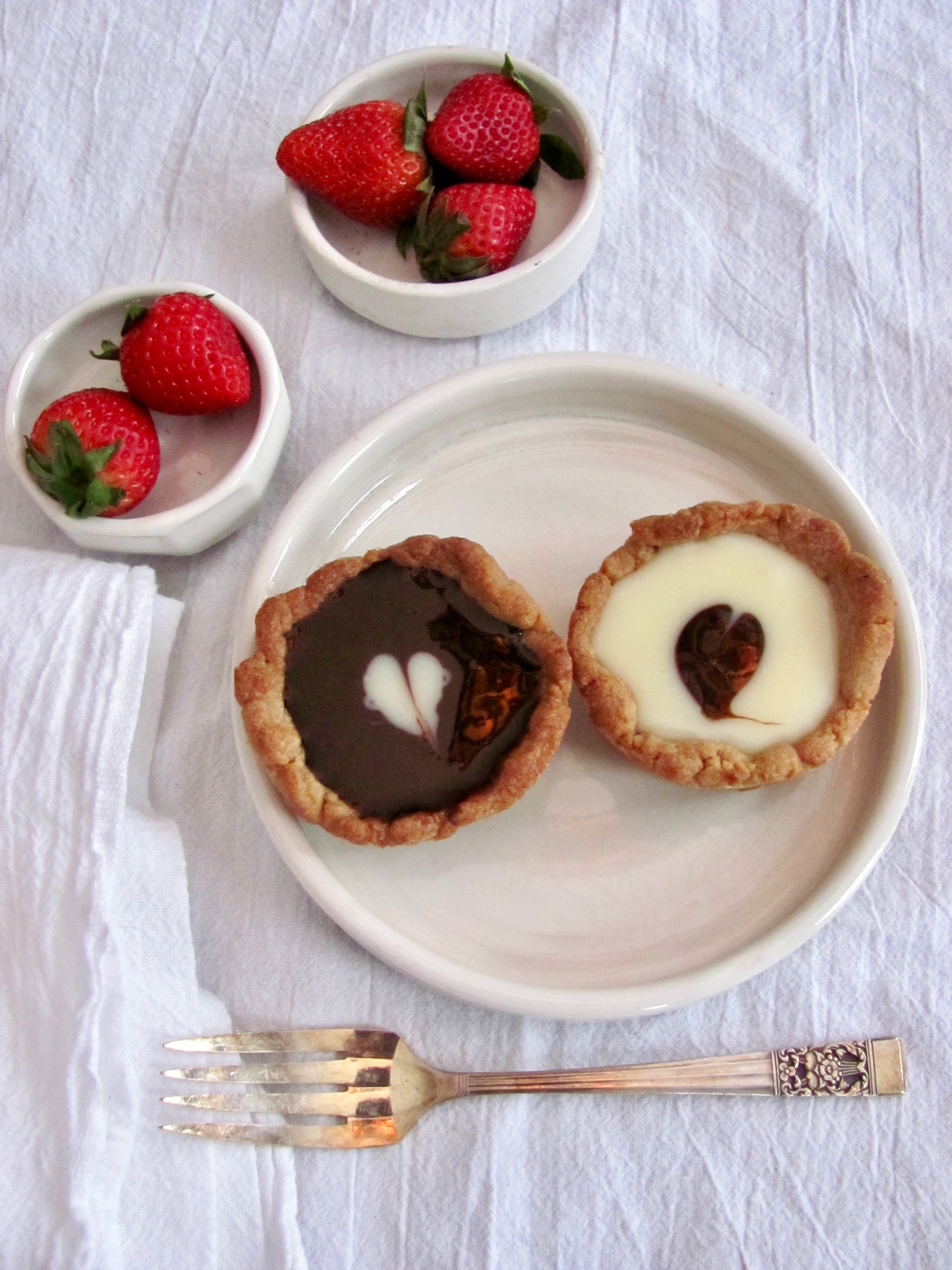 Marbled Chocolate Dip (Topping or Tart Filling) | deb's pots